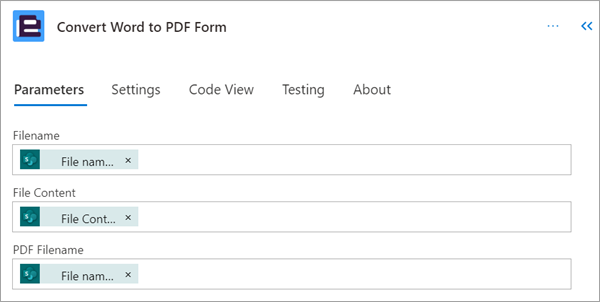Convert Word to PDF Form – Encodian Customer Help