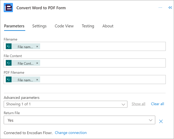 Convert Word to PDF Form – Encodian Customer Help