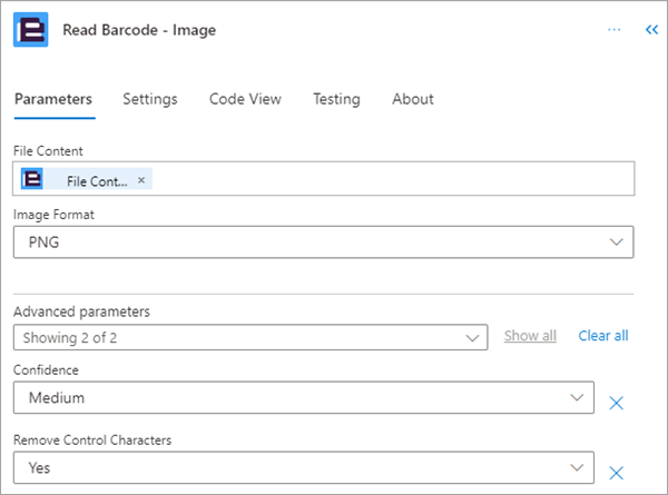 Read Barcode - Image – Encodian Customer Help
