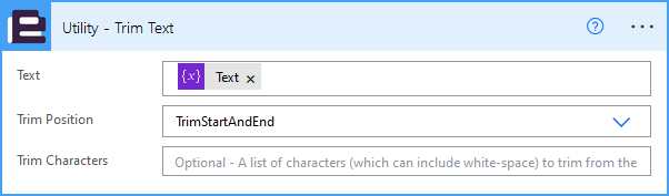 Utility - Trim Text – Encodian Customer Help