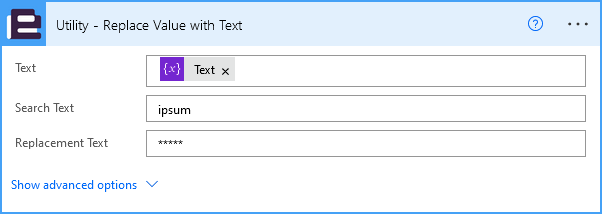 Utility Replace Value With Text Encodian Customer Help