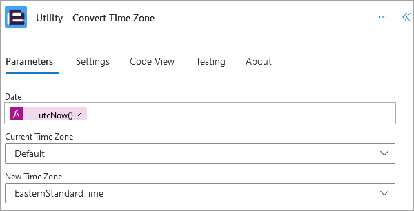 Utility - Convert Time Zone – Encodian Customer Help
