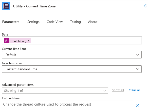 Utility Convert Time Zone Encodian Customer Help 