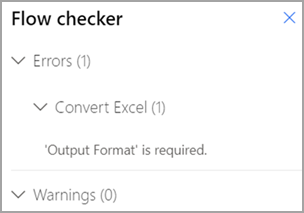 Fix Error: 'Output Format' is required – Encodian Customer Help