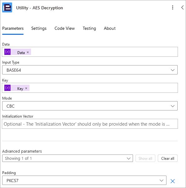 Utility - AES Decryption – Encodian Customer Help