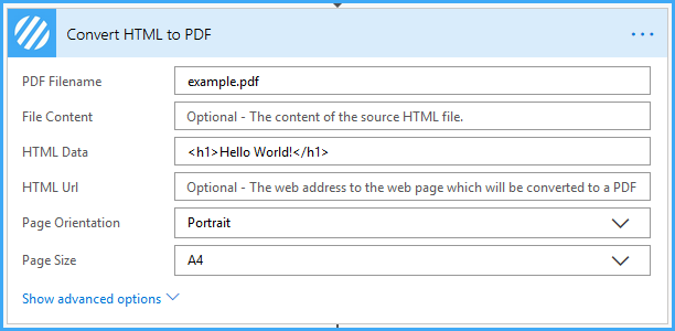 Convert HTML to PDF – Encodian Customer Help